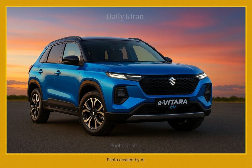 Maruti Suzuki e-Vitara Electric SUV Set to Debut with 500+ km Range and ...