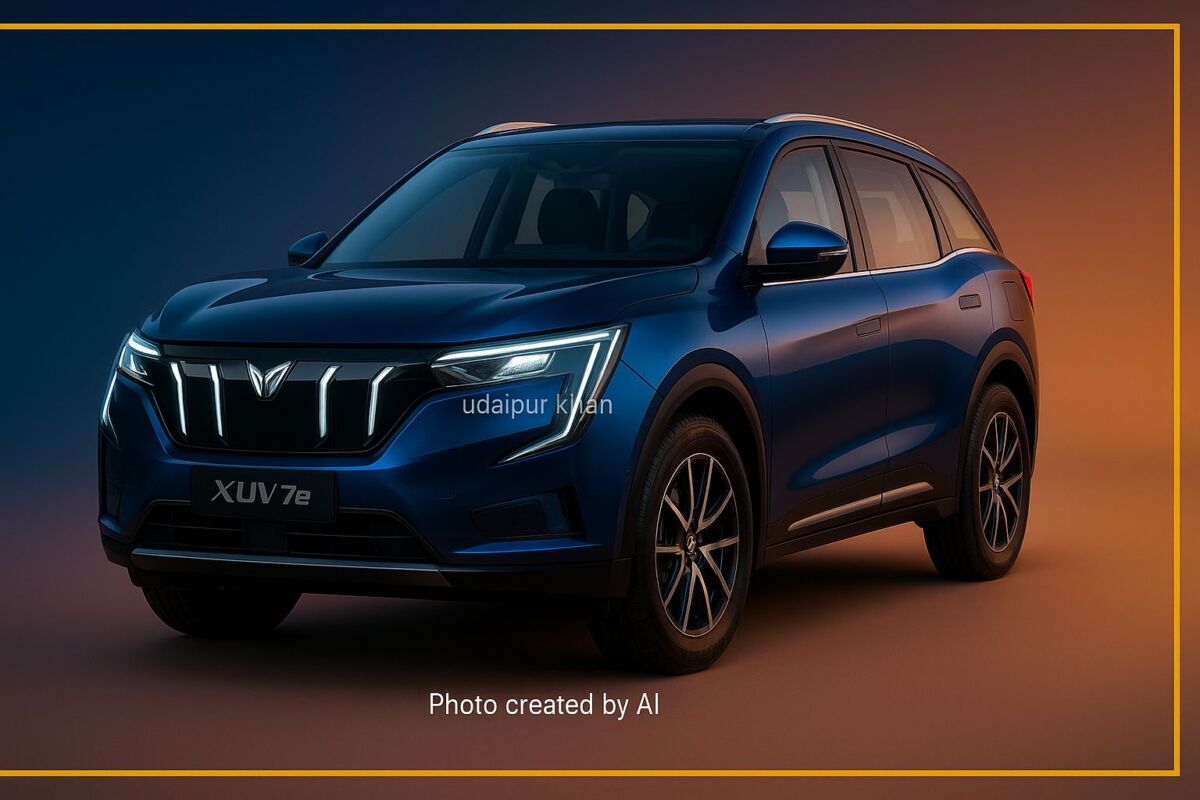 Mahindra XEV 7e Spotted Testing: All-Electric Version of XUV700 ...