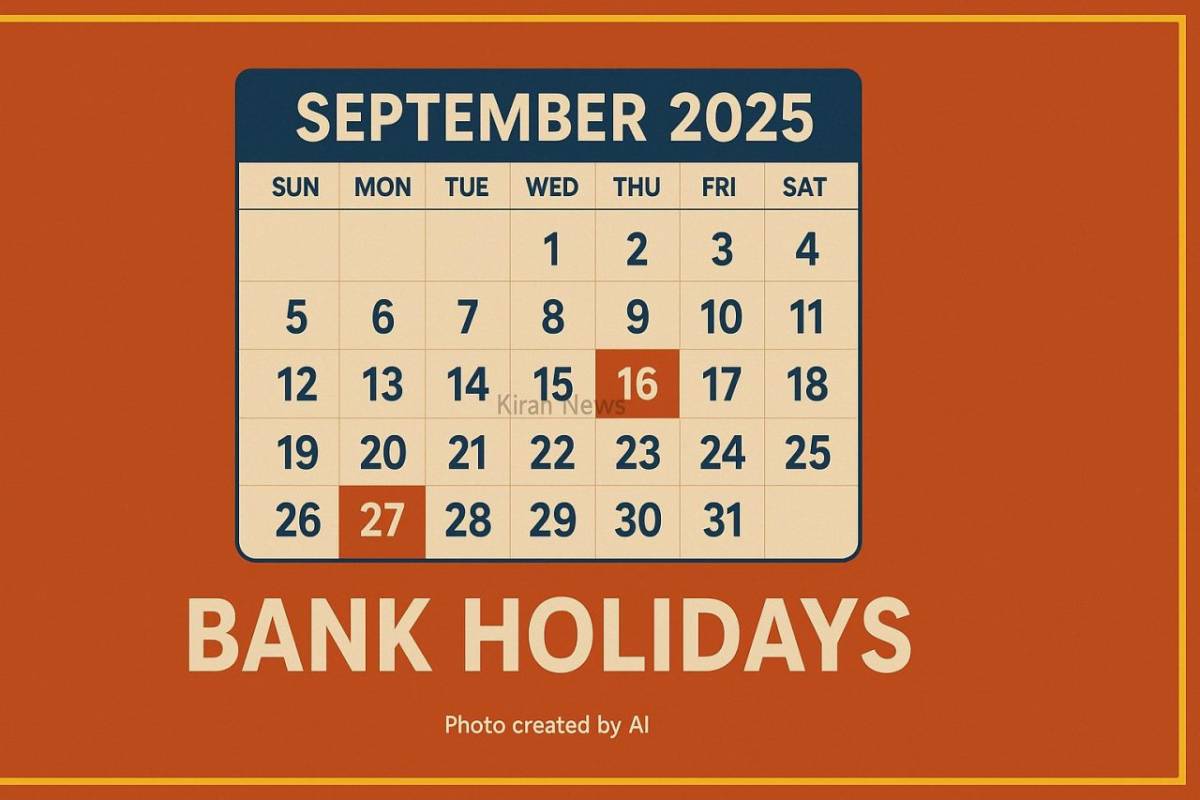 Bank Holidays September 2025: Banks to Remain Closed for 15 Days, Check ...