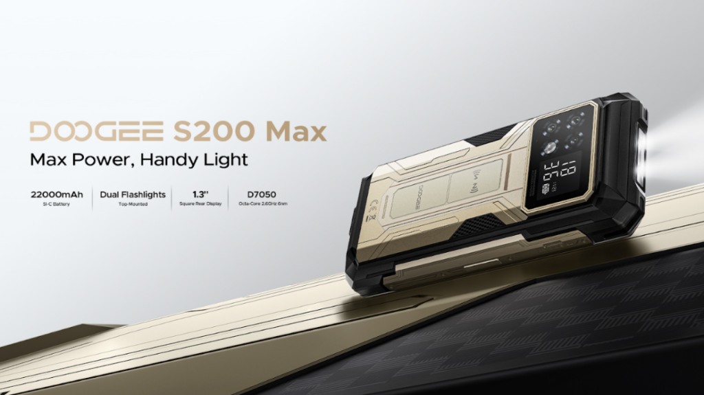 DOOGEE launches S200 Max rugged smartphone with 22,000mAh battery and ...