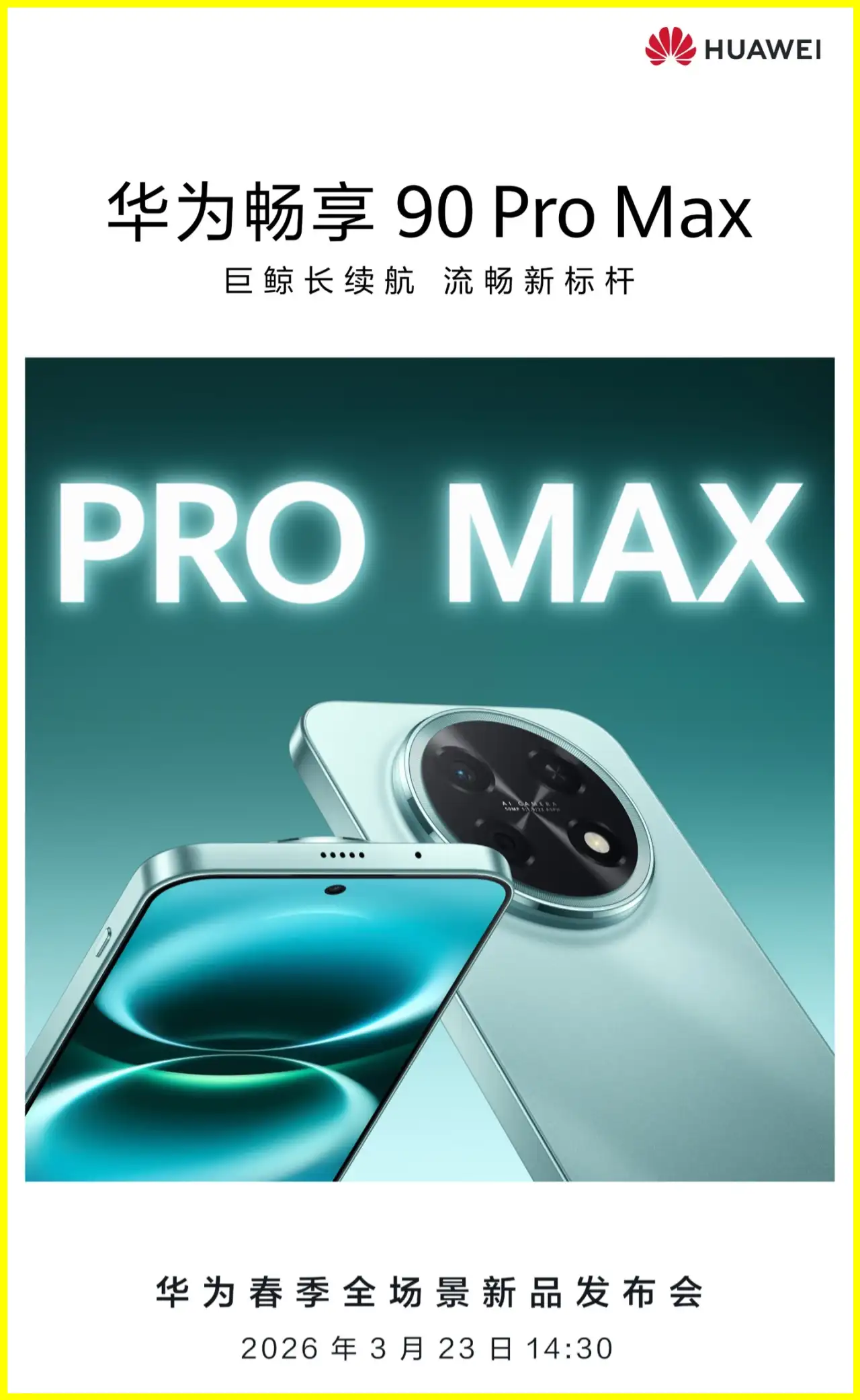 Huawei Enjoy 90 Pro Max Launching on March 23 with Impressive Features