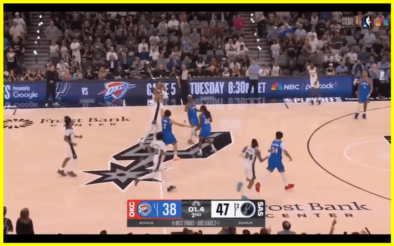 Victor Wembanyamas Stunning Halfcourt Shot Highlights His Alien Talent