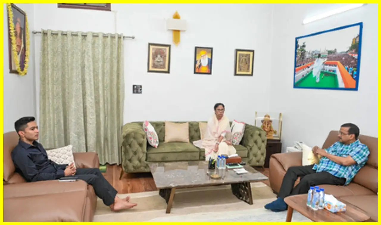 Mamata Banerjee and Abhishek Banerjee Attend India Bloc Meeting Amid ...