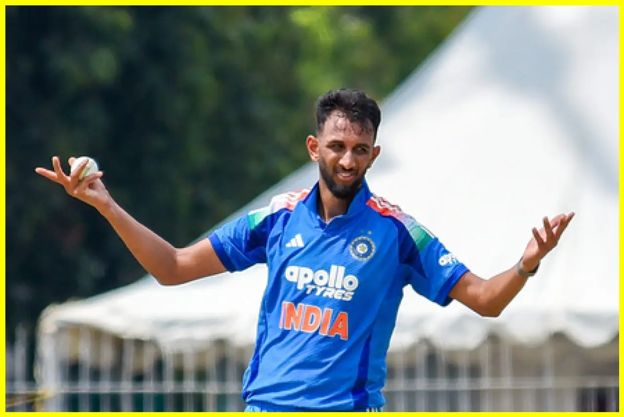 Prasidh Krishna Shines with Record-Breaking Spell in Chennai ODI